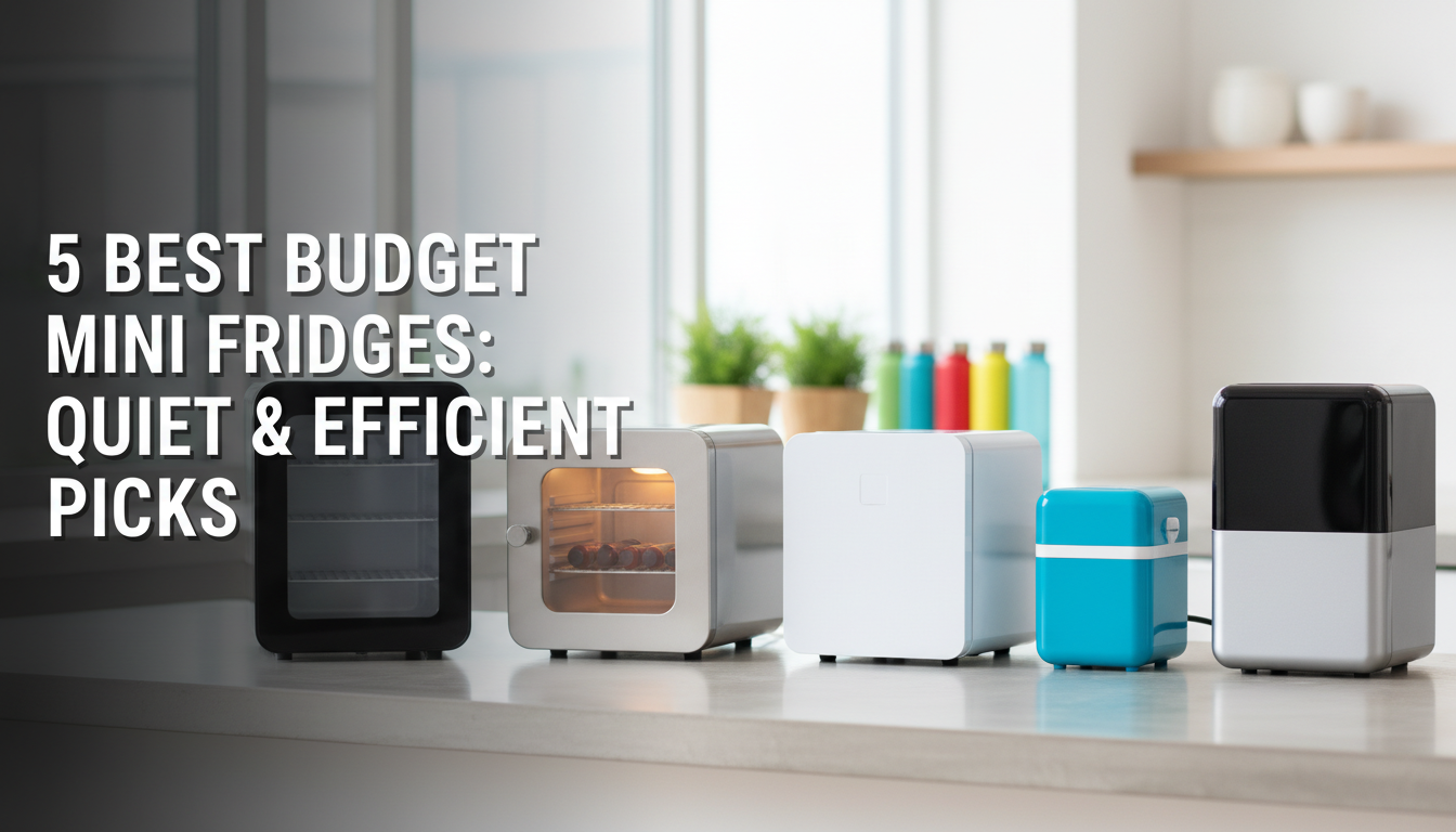 5 Best Budget Mini Fridges: Quiet & Efficient Picks 2026