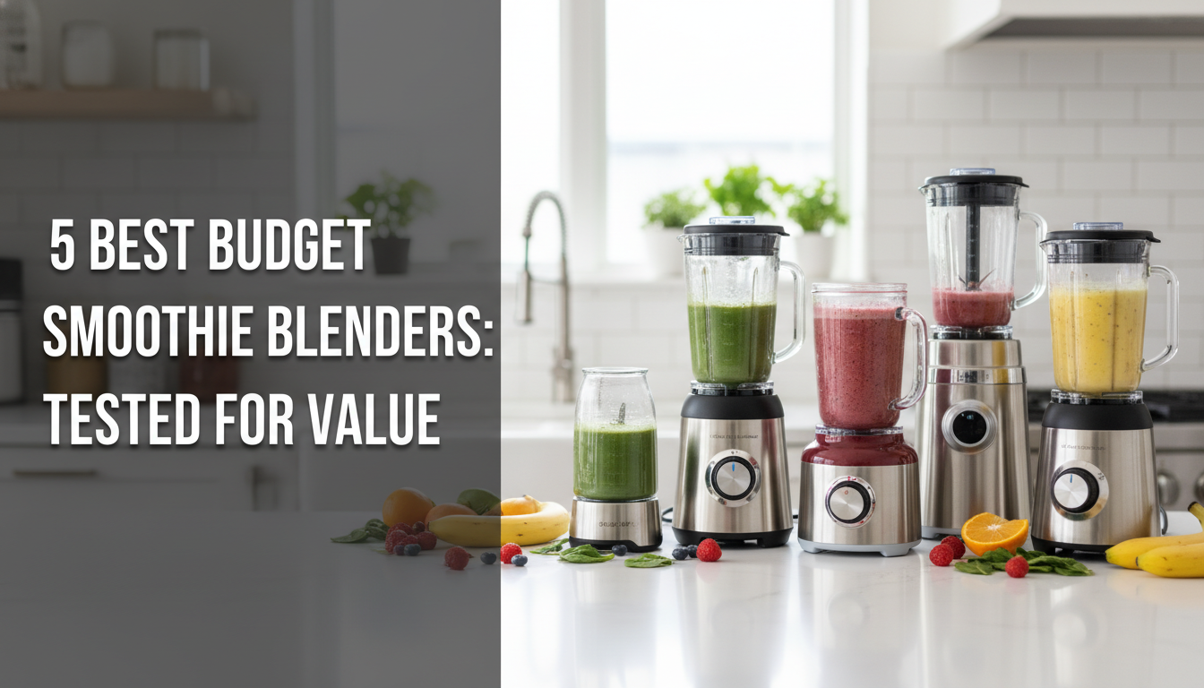 5 Best Budget Smoothie Blenders: Tested For Value