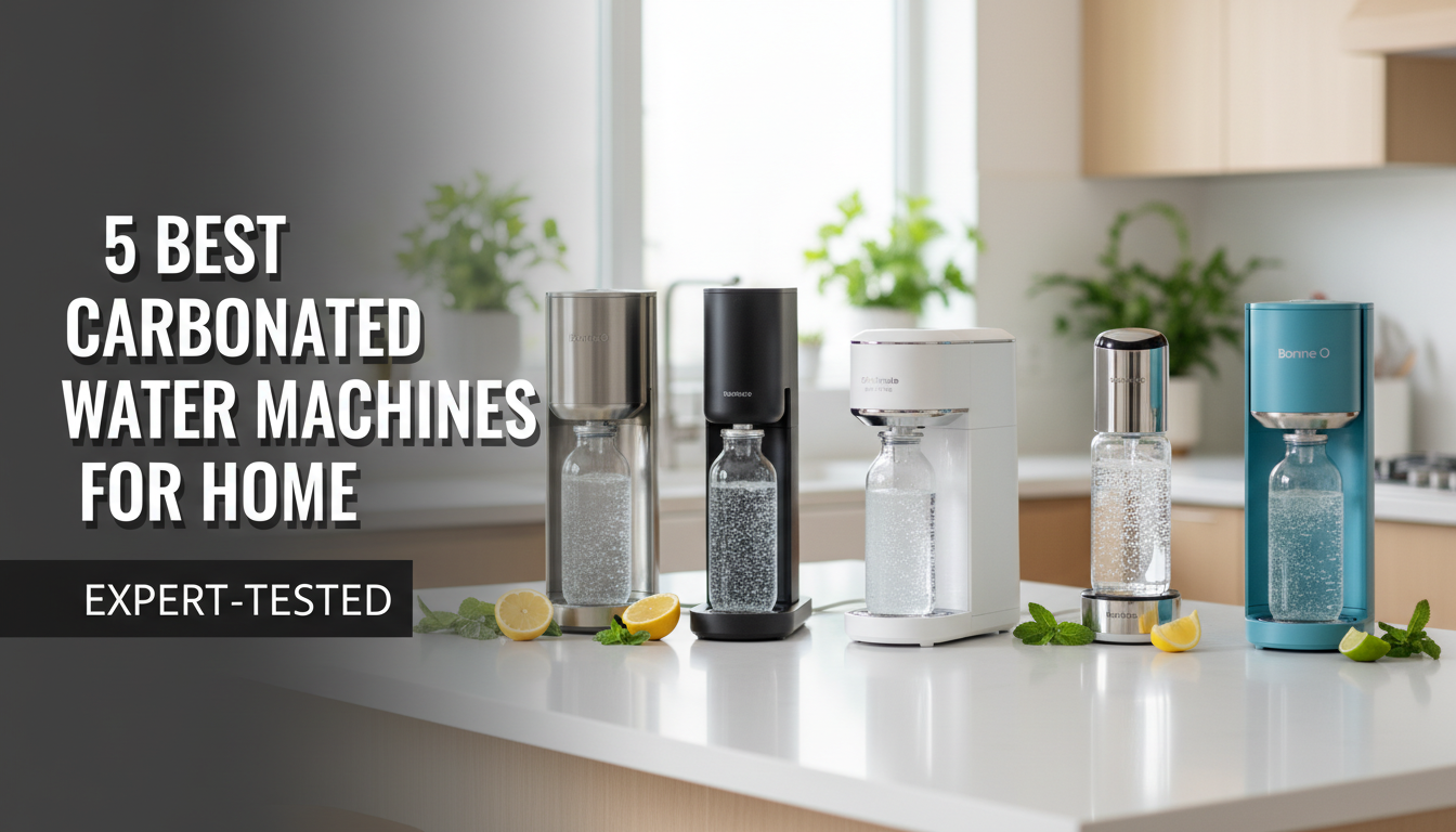 5 Best Carbonated Water Machines For Home: Expert-Tested In 2026