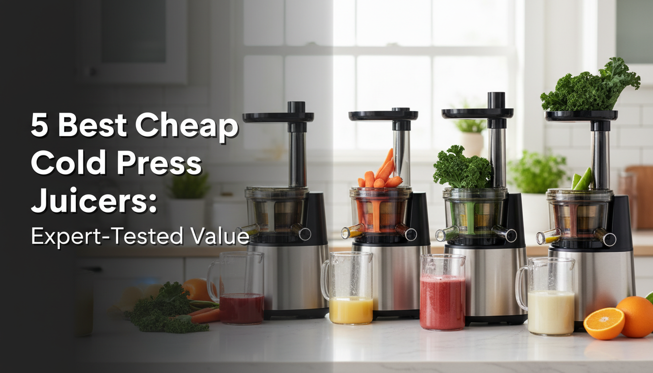 5 Best Cheap Cold Press Juicers: Expert-Tested Value 2026