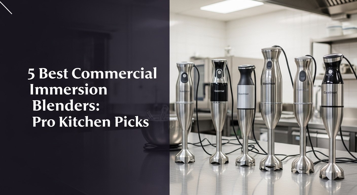 5 Best Commercial Immersion Blenders: Pro Kitchen Picks 2026