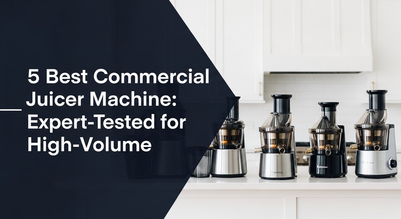 5 Best Commercial Juicer Machine: Expert-Tested For High-Volume 2026