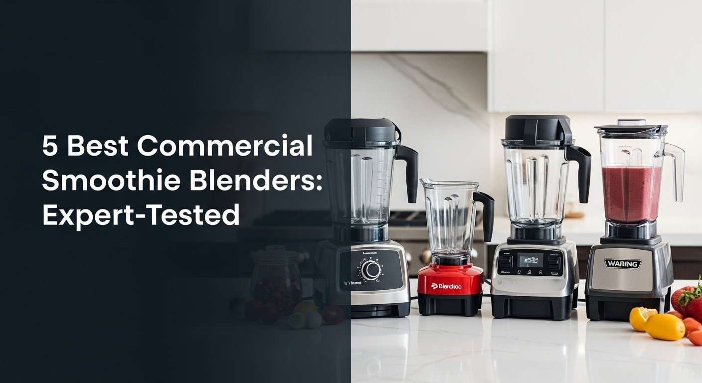5 Best Commercial Smoothie Blenders In 2026: Expert-Tested