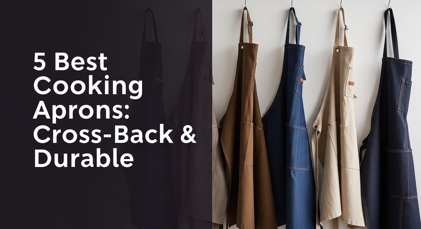 5 Best Cooking Aprons: Cross-Back & Durable
