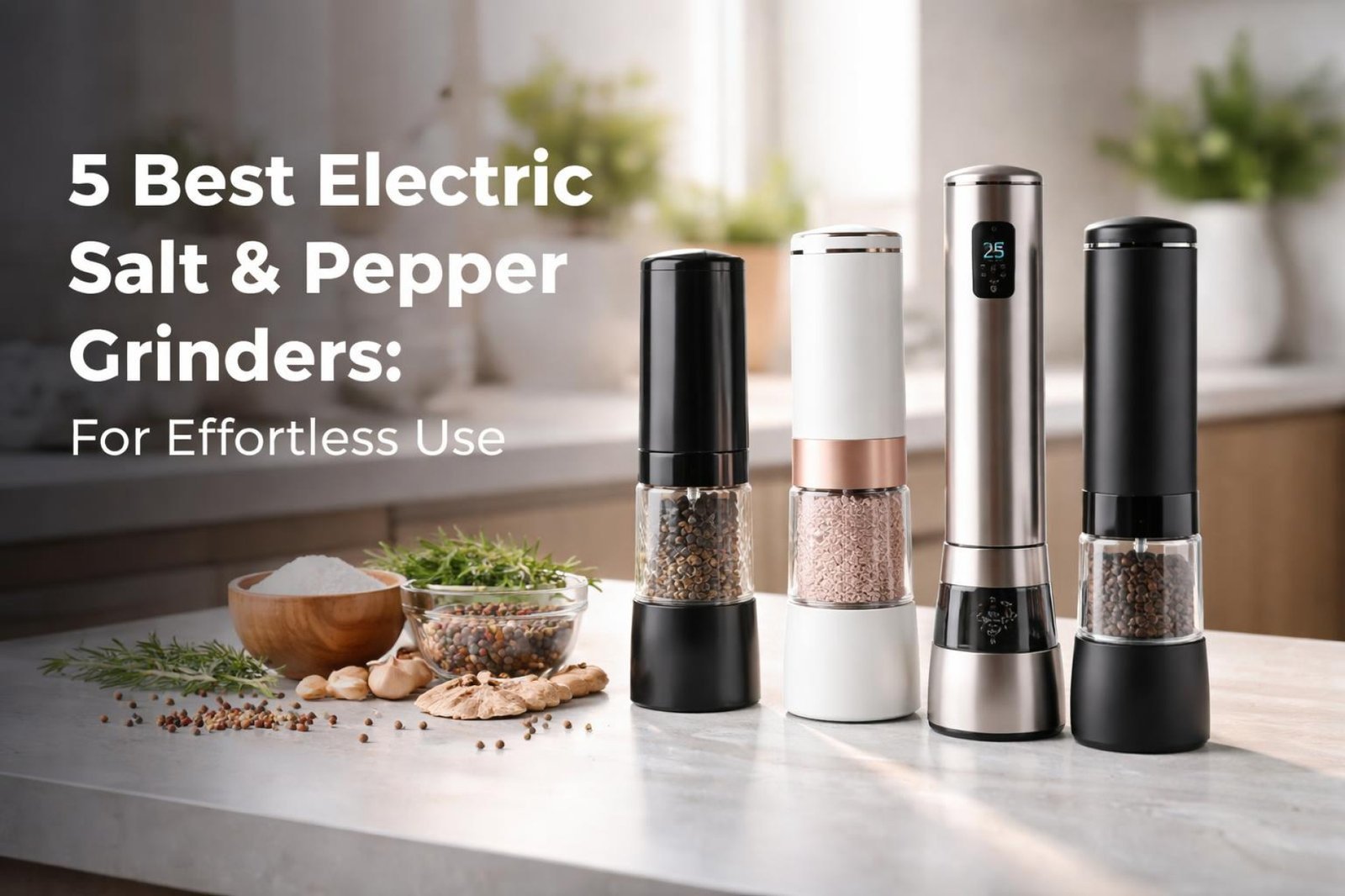 5 Best Electric Salt & Pepper Grinders: For Effortless Use 2026