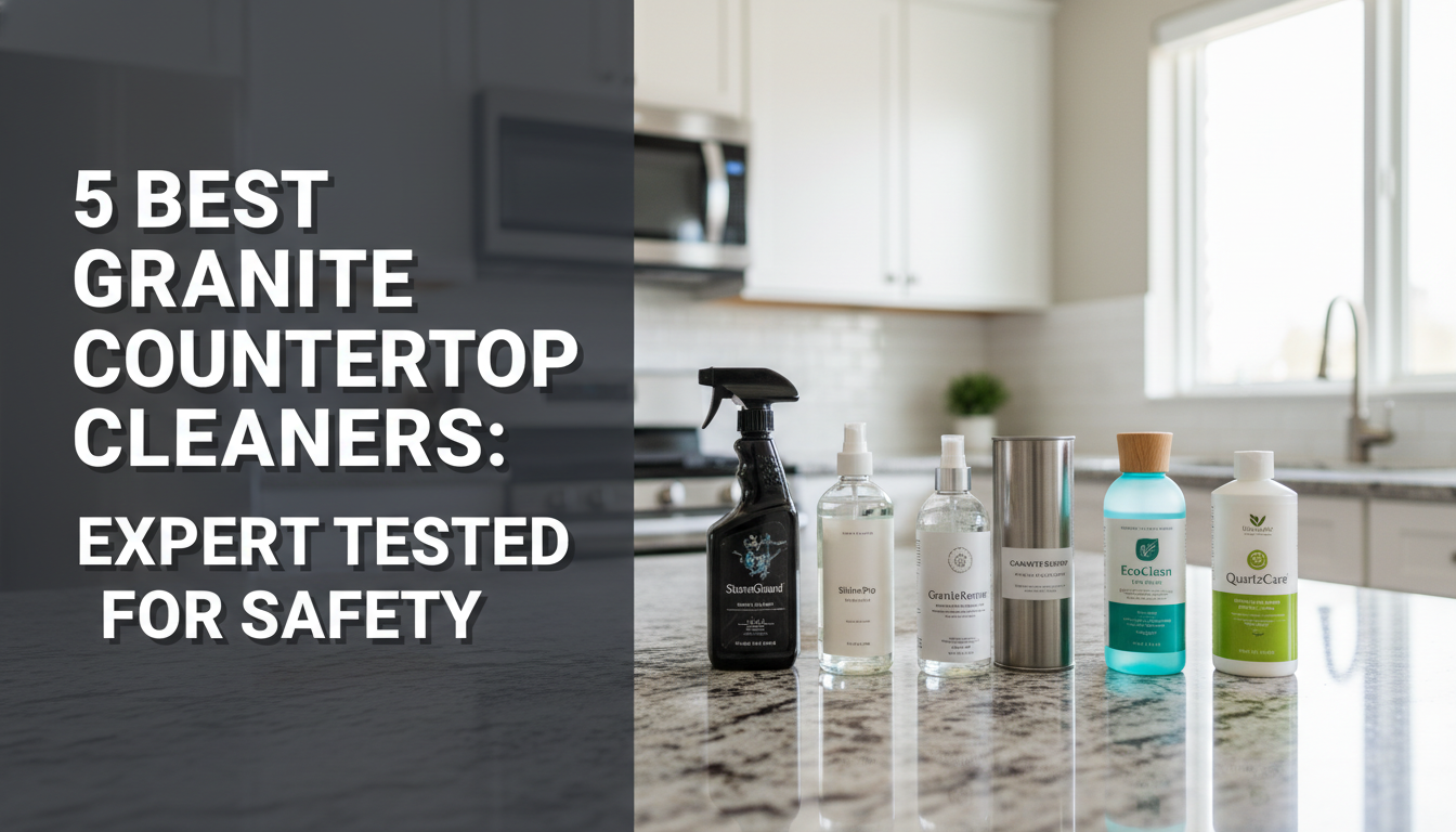5 Best Granite Countertop Cleaners: Expert Tested For Safety