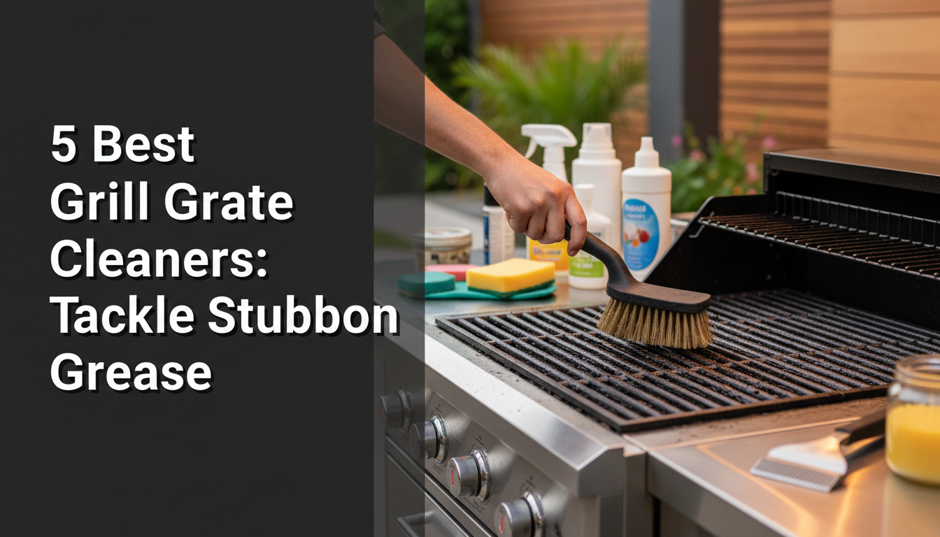5 Best Grill Grate Cleaners: Tackle Stubborn Grease