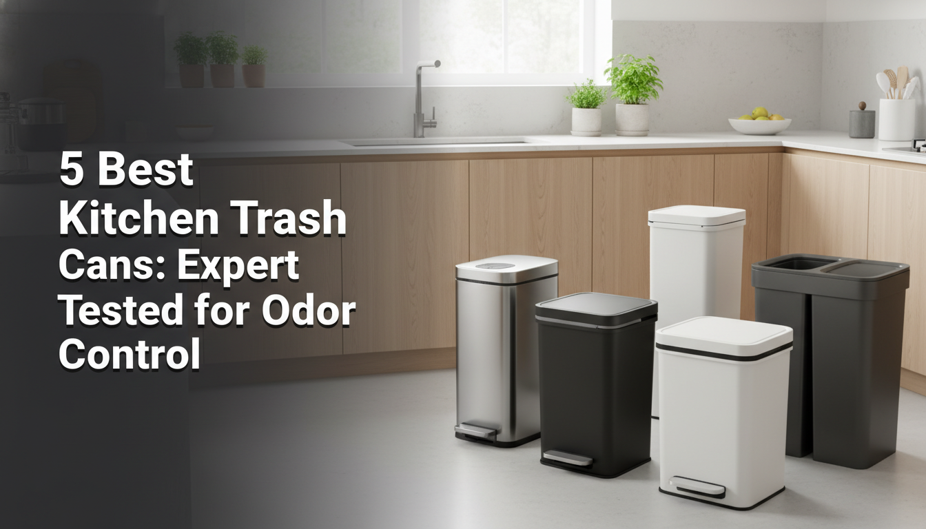 5 Best Kitchen Trash Cans: Expert Tested For Odor Control