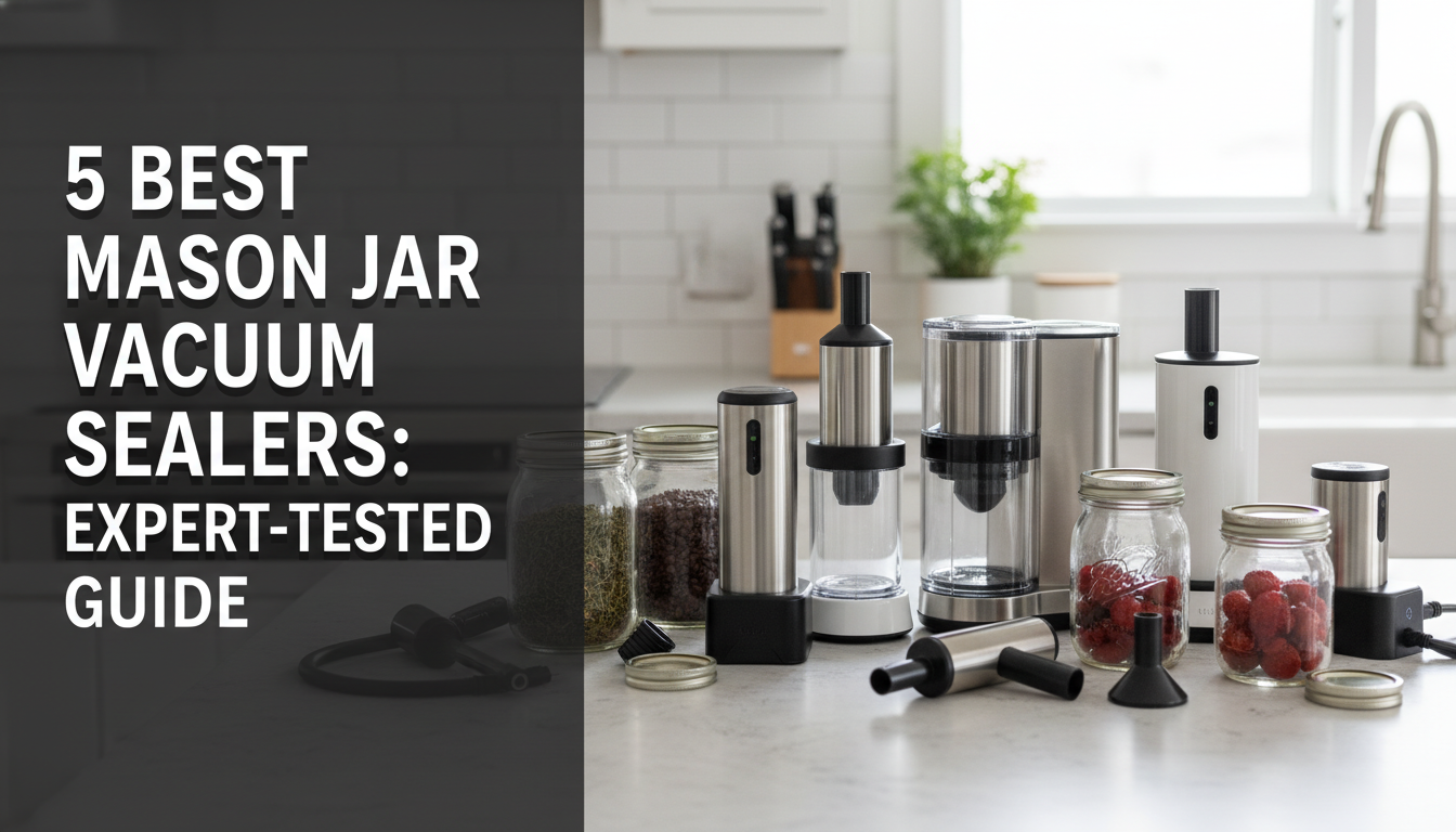 5 Best Mason Jar Vacuum Sealers: Expert-Tested 2026 Guide