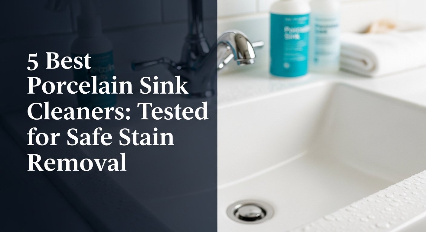 5 Best Porcelain Sink Cleaners: Tested For Safe Stain Removal