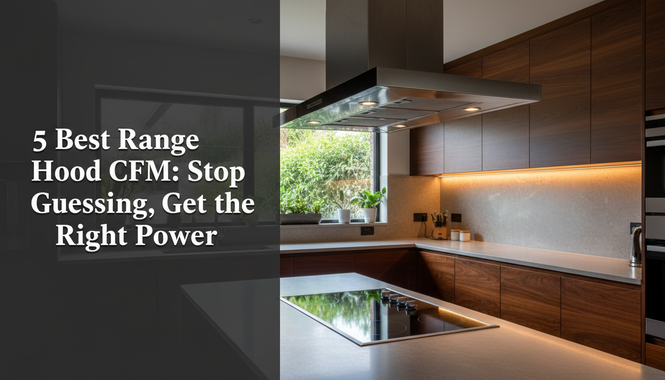 5 Best Range Hood CFM: Stop Guessing, Get The Right Power