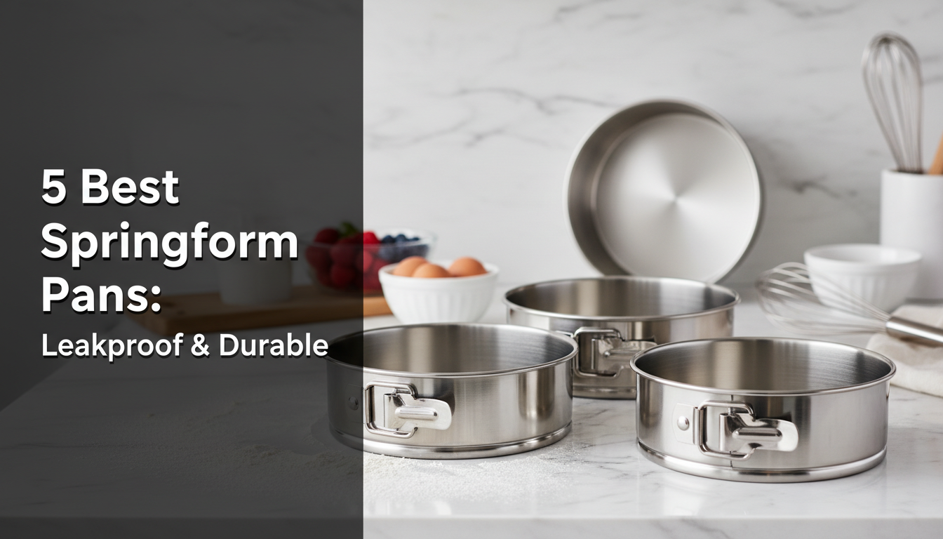 5 Best Springform Pans In 2026: Leakproof & Durable