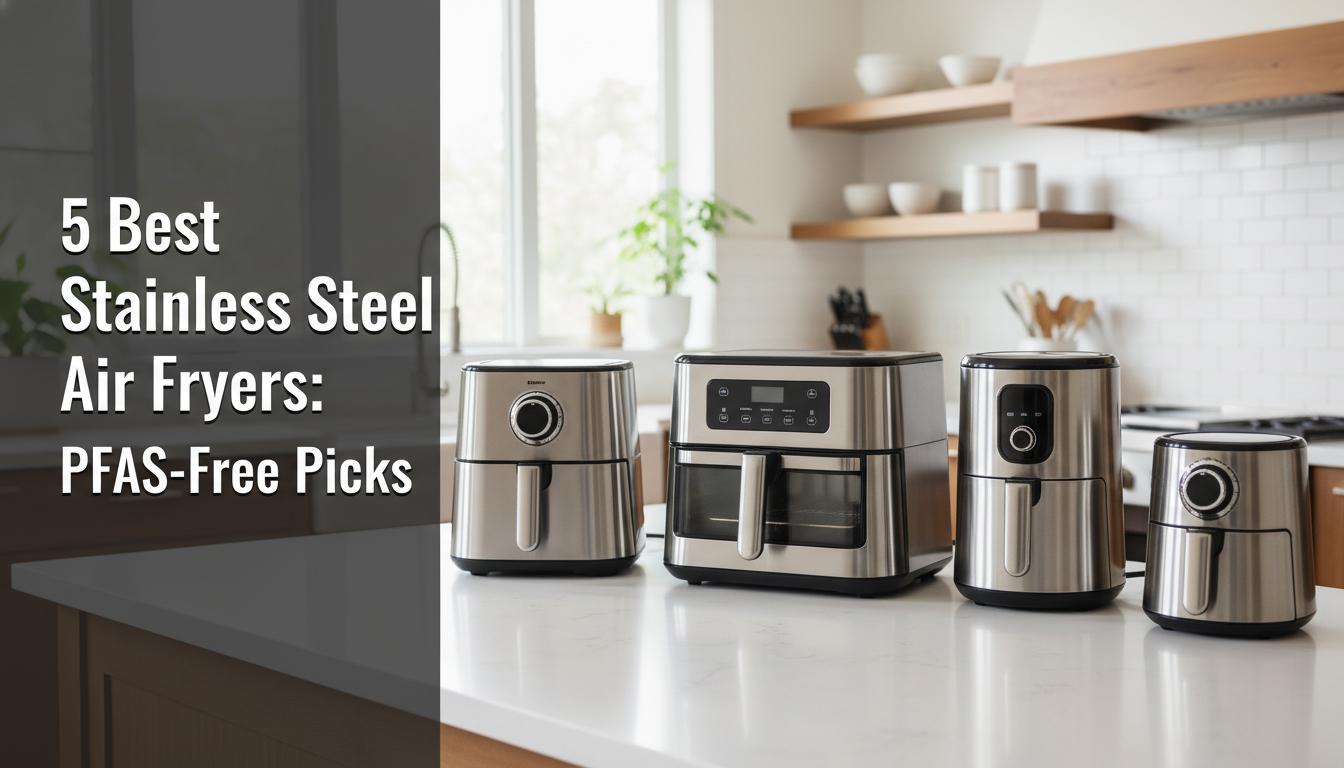 5 Best Stainless Steel Air Fryers: PFAS-Free Picks 2026