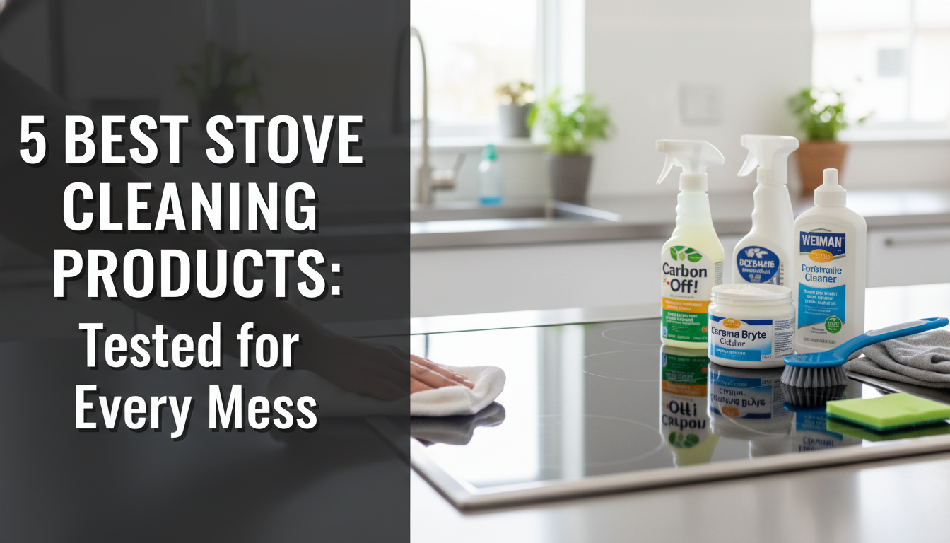5 Best Stove Cleaning Products: Tested For Every Mess