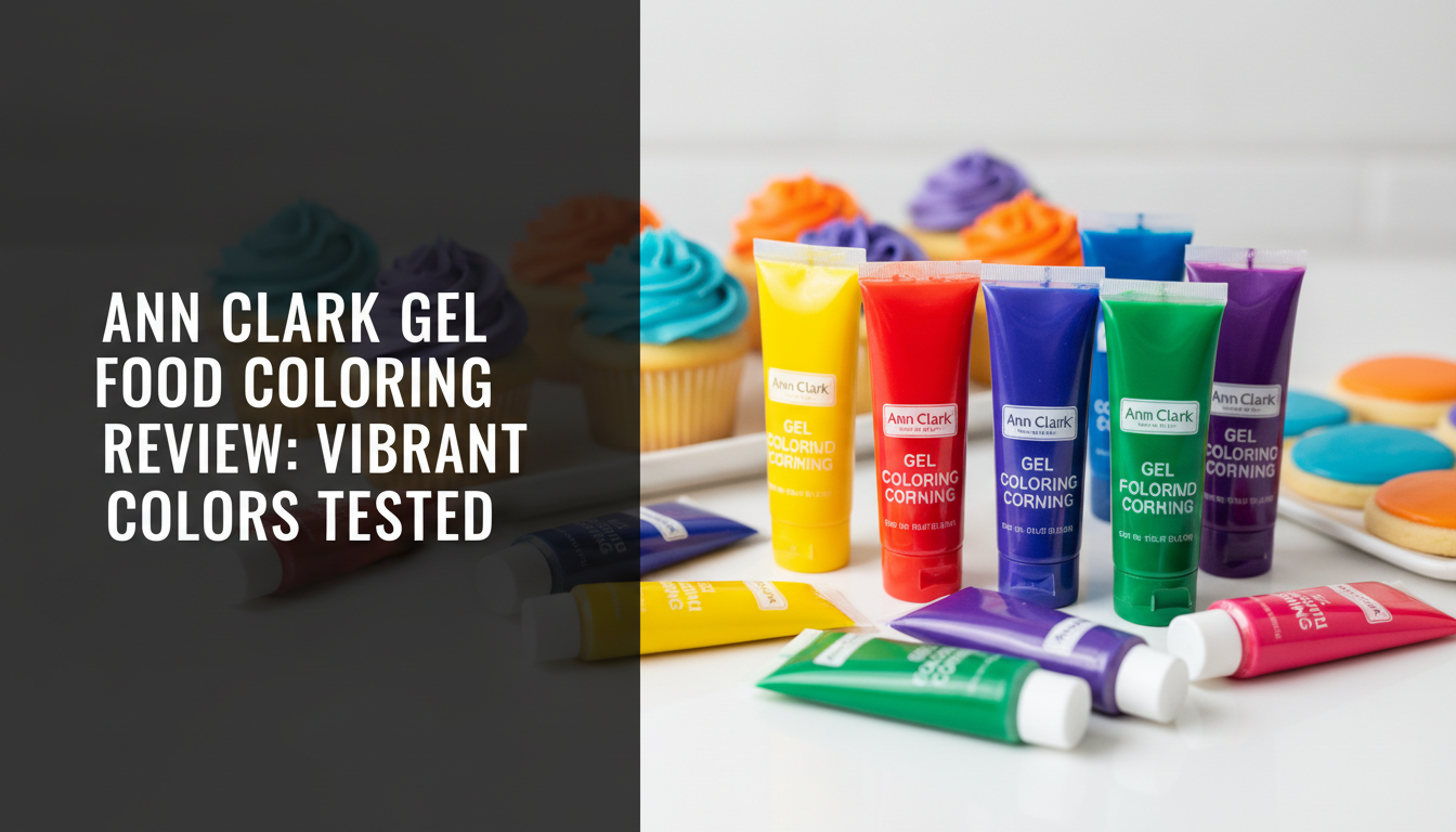Ann Clark Gel Food Coloring Review: Vibrant Colors Tested