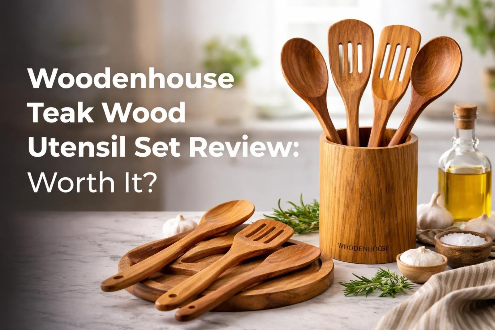Woodenhouse Teak Wood Utensil Set Review: Worth It?