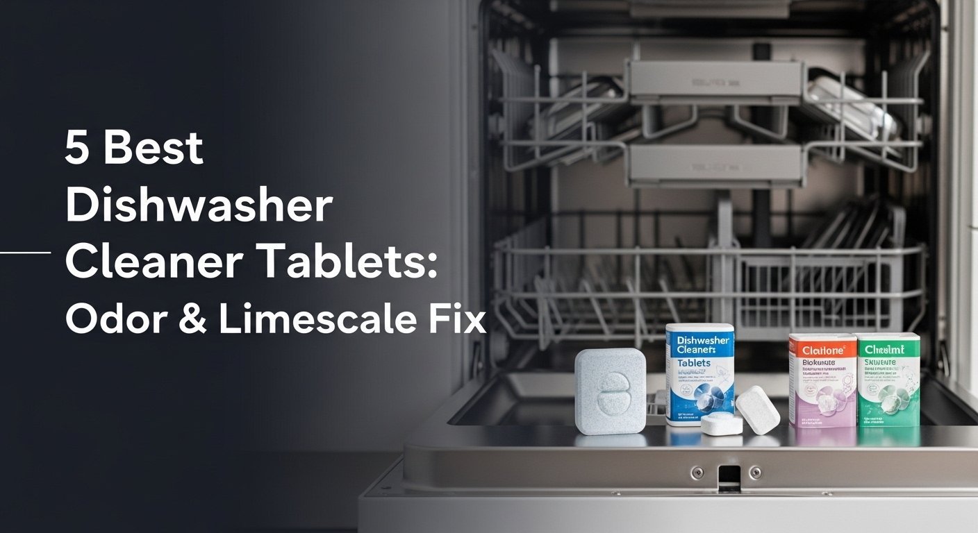 5 Best Dishwasher Cleaner Tablets In 2026: Odor & Limescale Fix