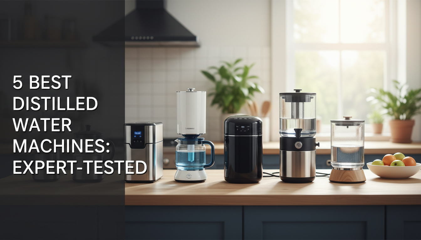 5 Best Distilled Water Machines: Expert-Tested In 2026