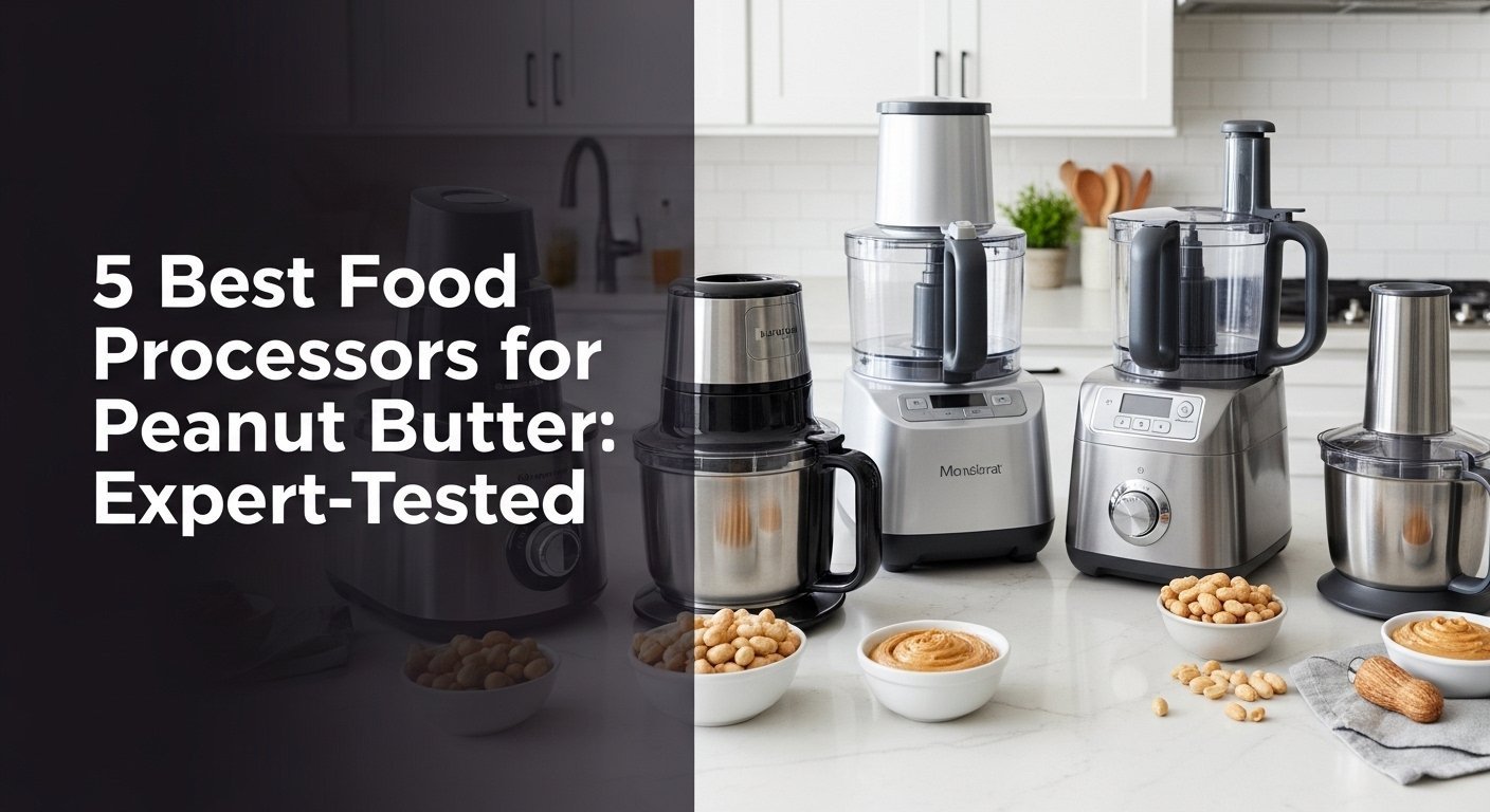 5 Best Food Processors For Peanut Butter: Expert-Tested 2026