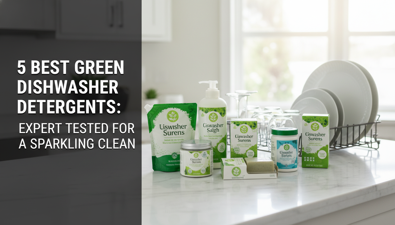 5 Best Green Dishwasher Detergents: Expert Tested For A Sparkling Clean