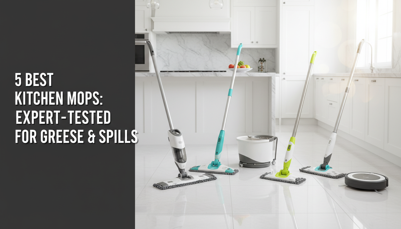 5 Best Kitchen Mops: Expert-Tested For Grease & Spills