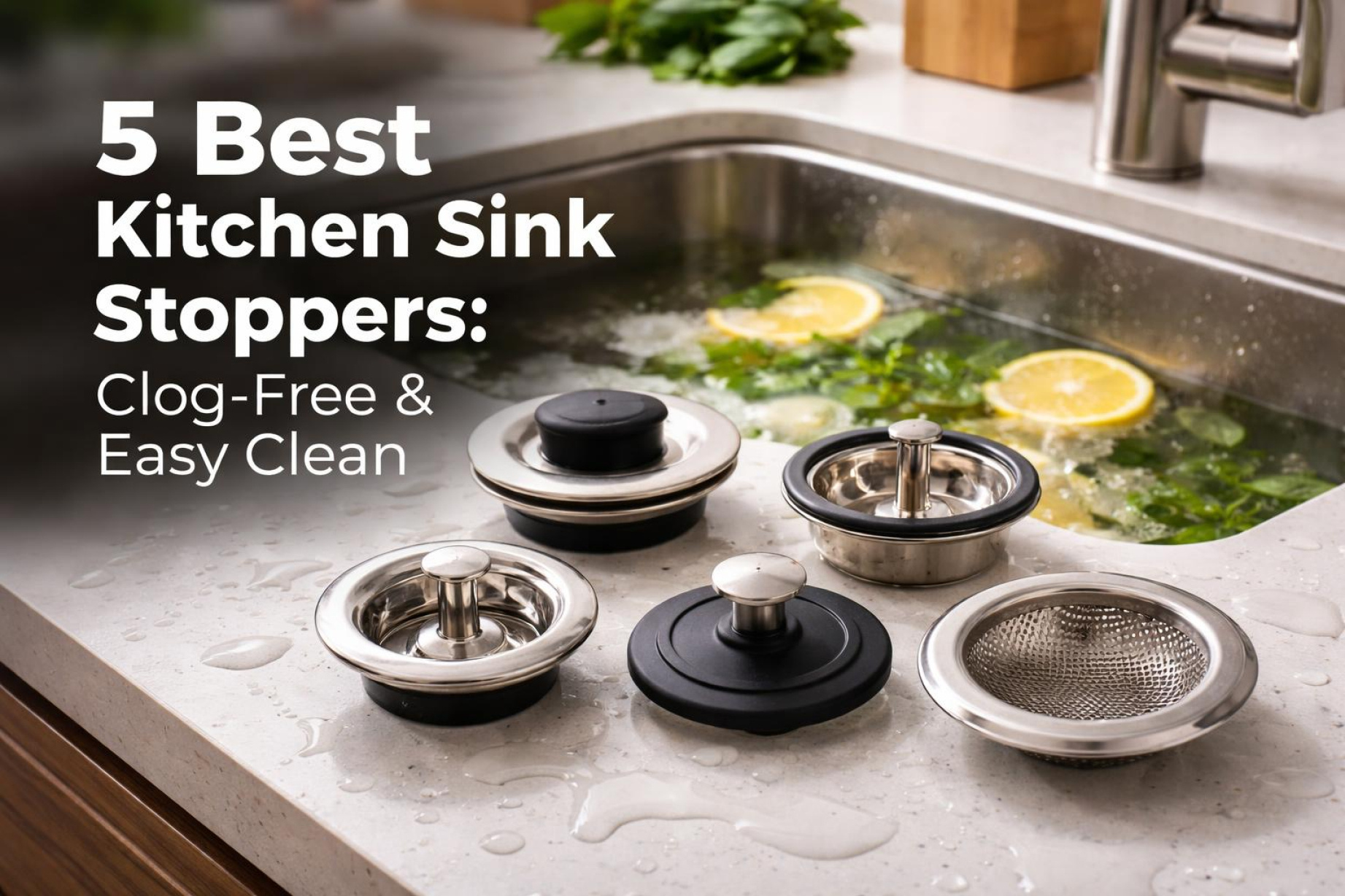 5 Best Kitchen Sink Stoppers: Clog-Free & Easy Clean