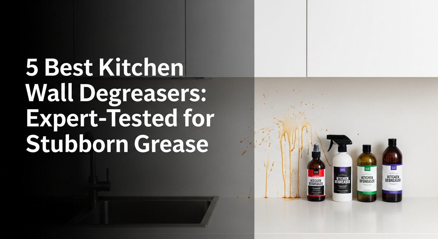 5 Best Kitchen Wall Degreasers: Expert-Tested For Stubborn Grease