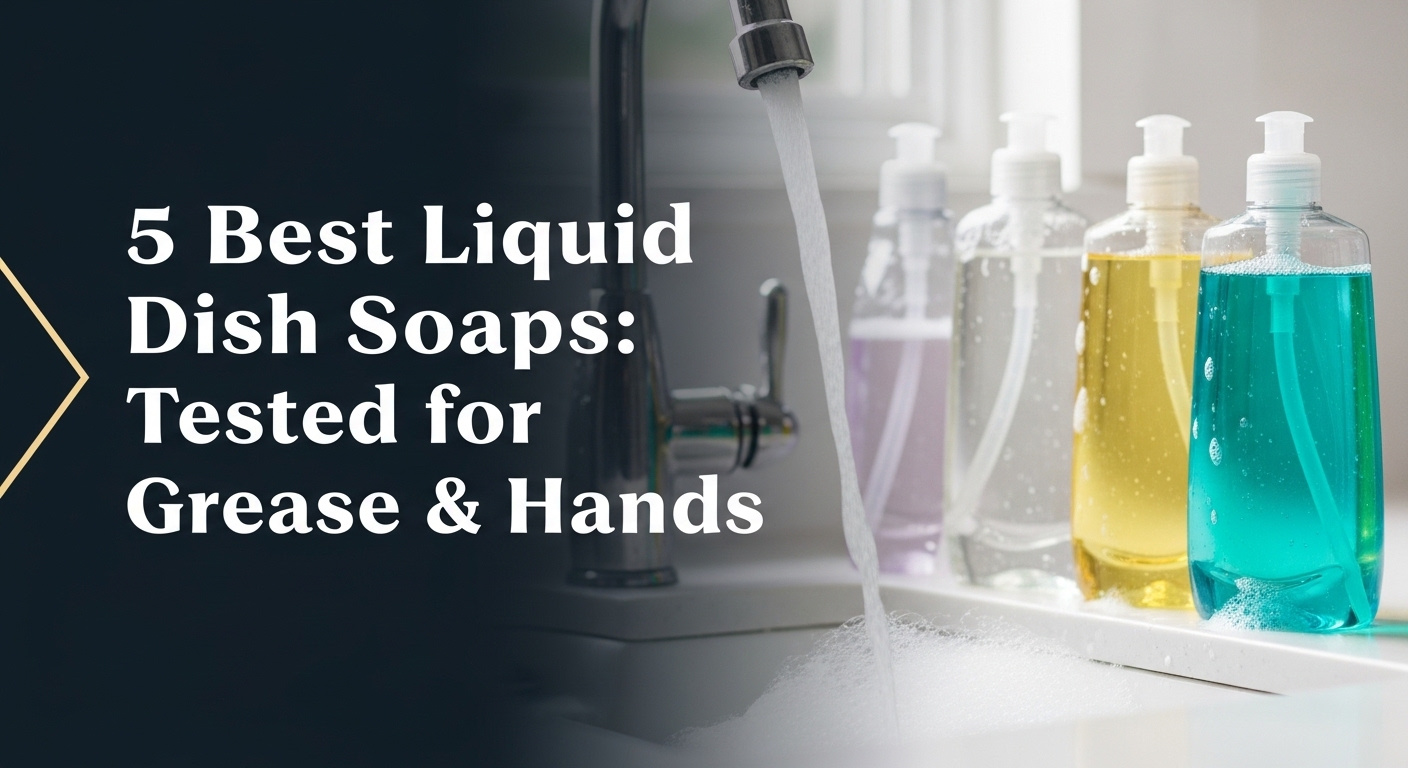 5 Best Liquid Dish Soaps: Tested For Grease & Hands 2026