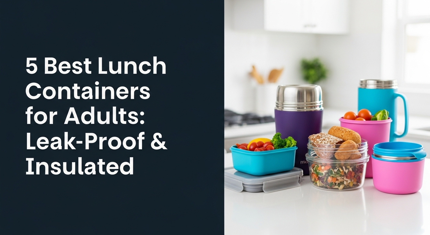 5 Best Lunch Containers For Adults: Leak-Proof & Insulated 2026