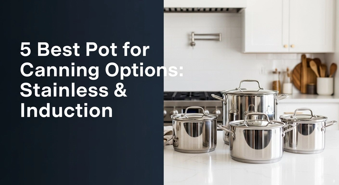 5 Best Pot For Canning Options: Stainless & Induction