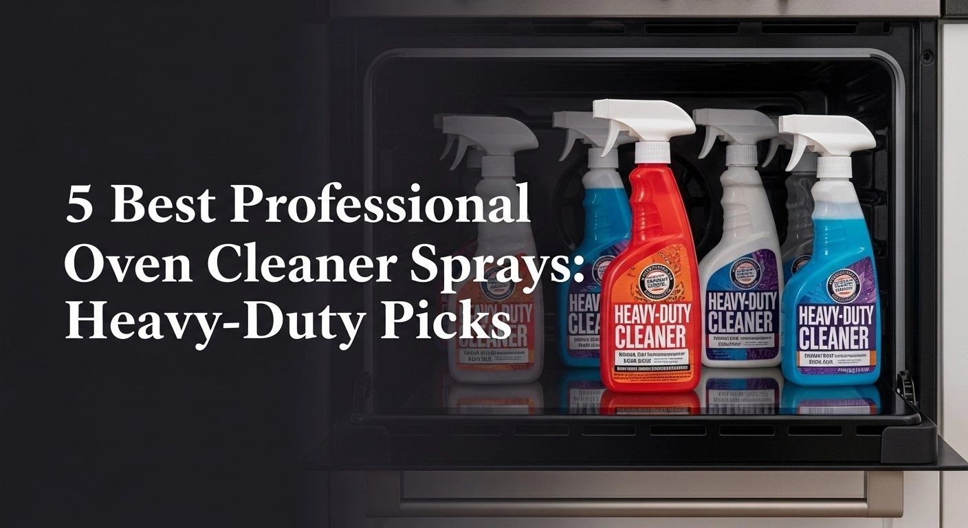 5 Best Professional Oven Cleaner Sprays: Heavy-Duty Picks