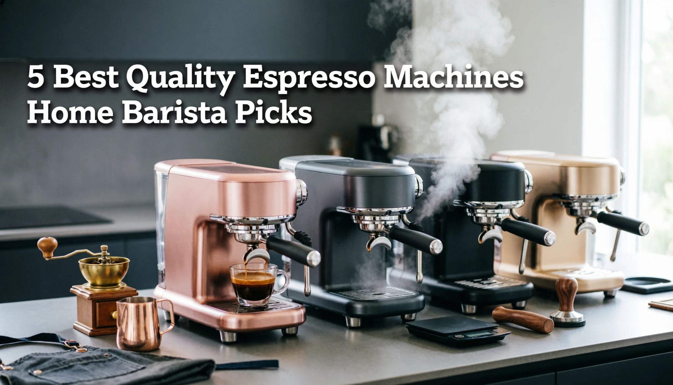 5 Best Quality Espresso Machines: Home Barista Picks