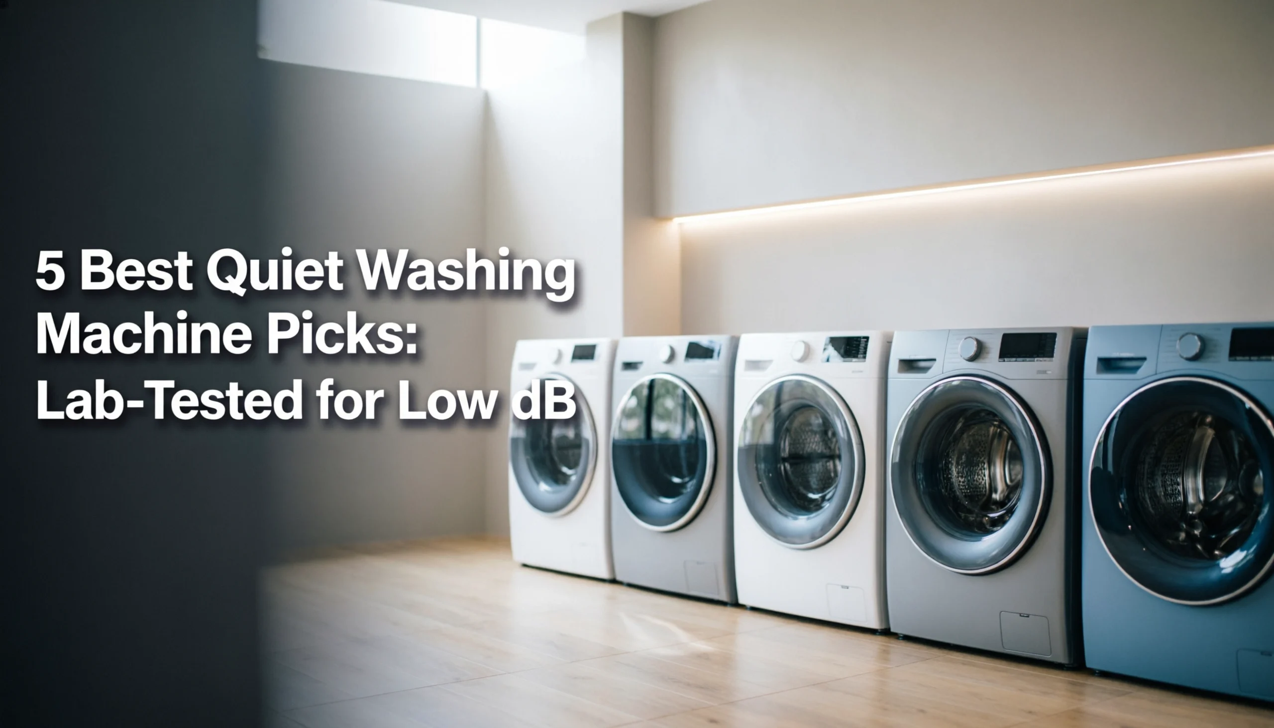 5 Best Quiet Washing Machine Picks: Lab-Tested For Low DB
