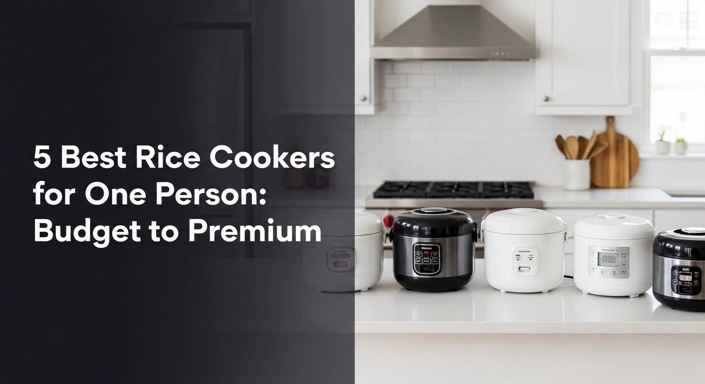 5 Best Rice Cookers For One Person: Budget To Premium