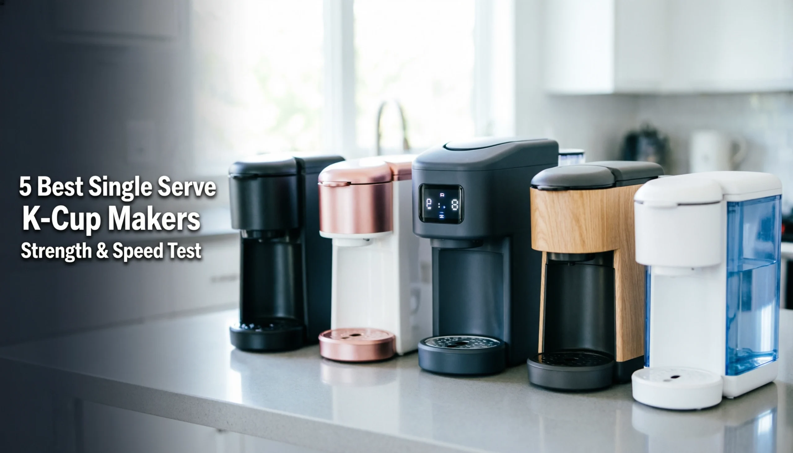5 Best Single Serve K-Cup Makers: Strength & Speed Test